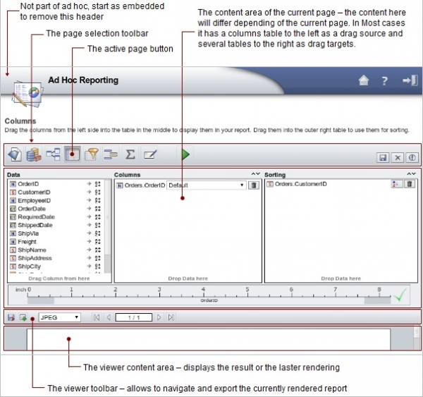 i-net Clear Reports Help: Corporate Design