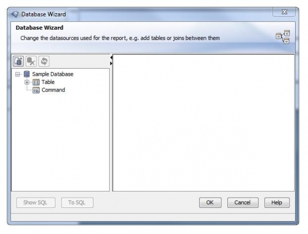 i-net Clear Reports Help: Database Wizard Guide