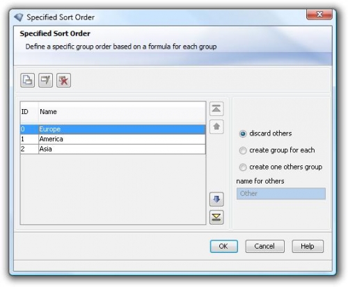 i-net Clear Reports Help: Grouping and Sorting